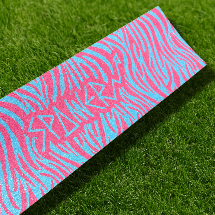 Pink & Blue Zebra Griptape – Spanner Made IT LTD